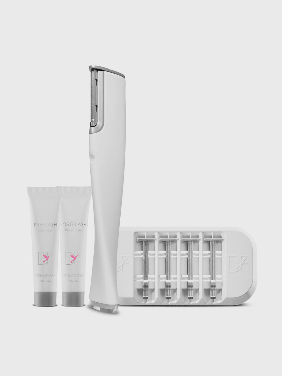 Dermaflash Luxe, 4 Wos, White — I'm Prept